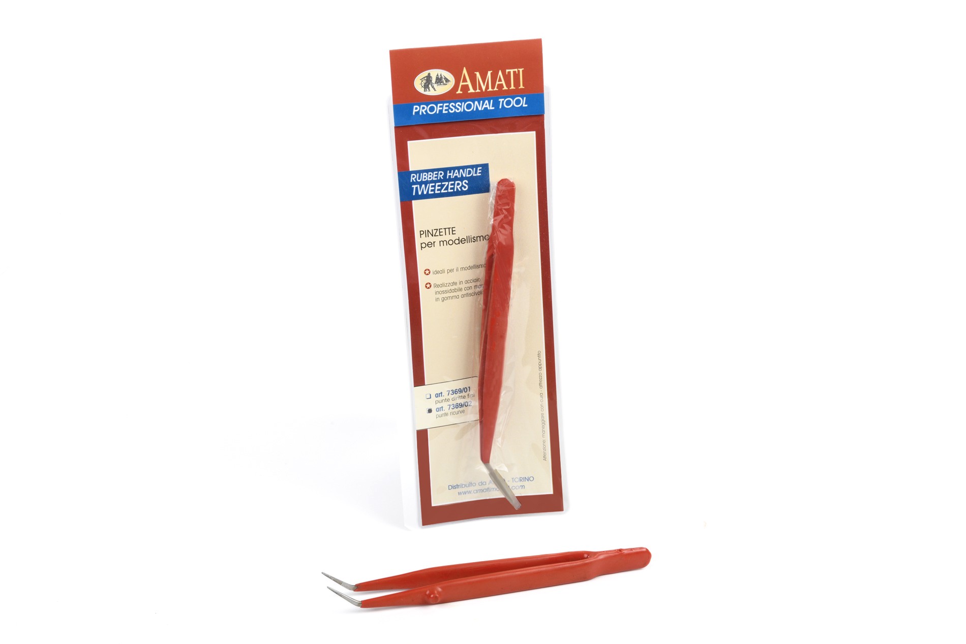 Amati Model - Bent nose tweezers - Tools for modeling
