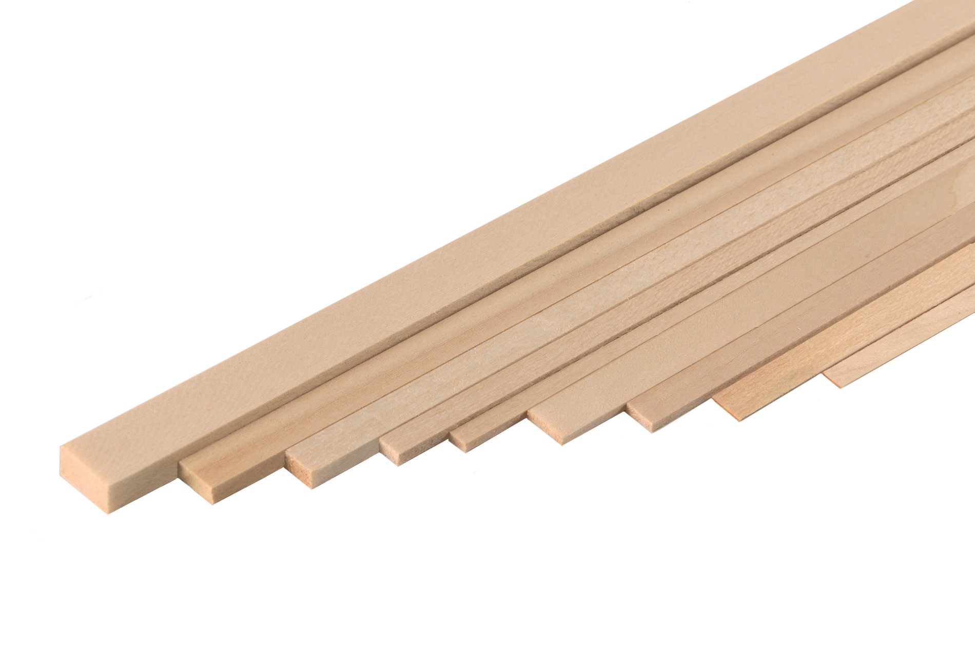 Amati Model - Tira de madera de leña 2x4 - Listones y barras cm 100