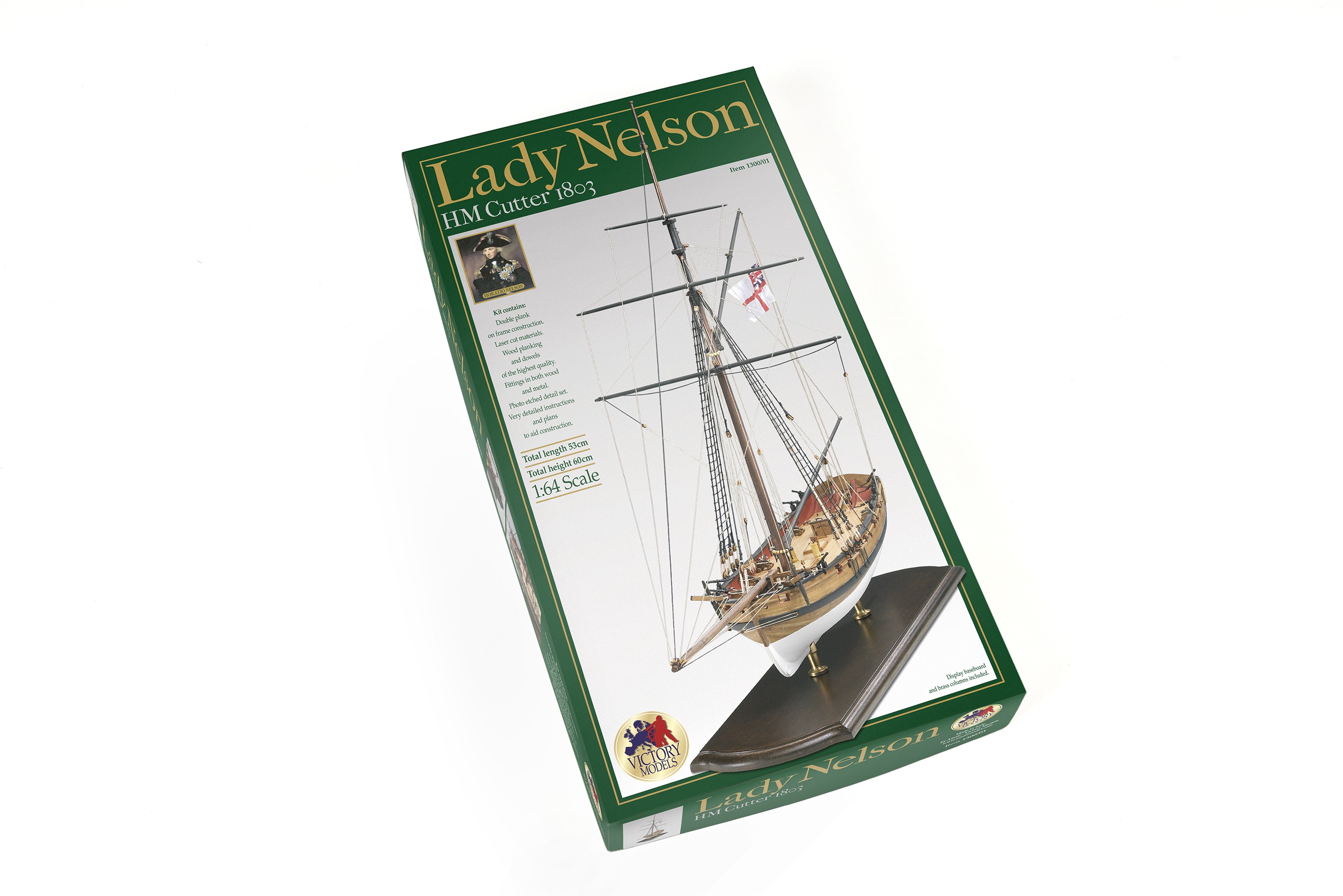 HMS Cutter Lady Nelson | 1:64 Wooden Model - Amati Model