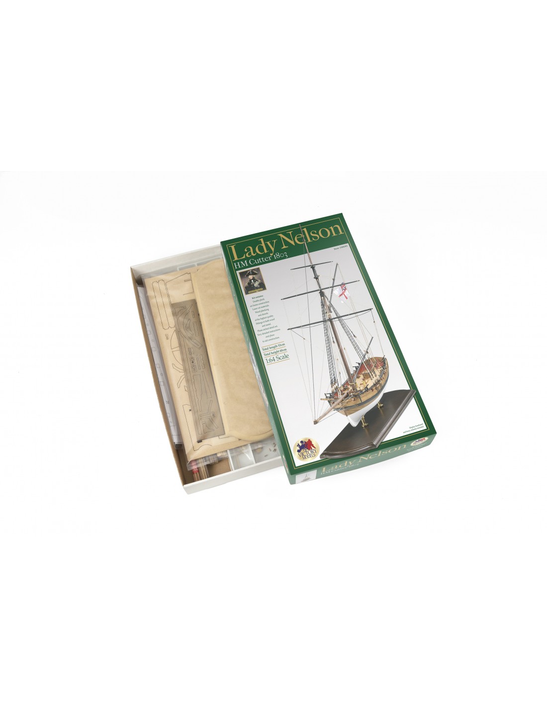 HM Cutter Lady Nelson | 1:64 Wooden Model - Amati Model