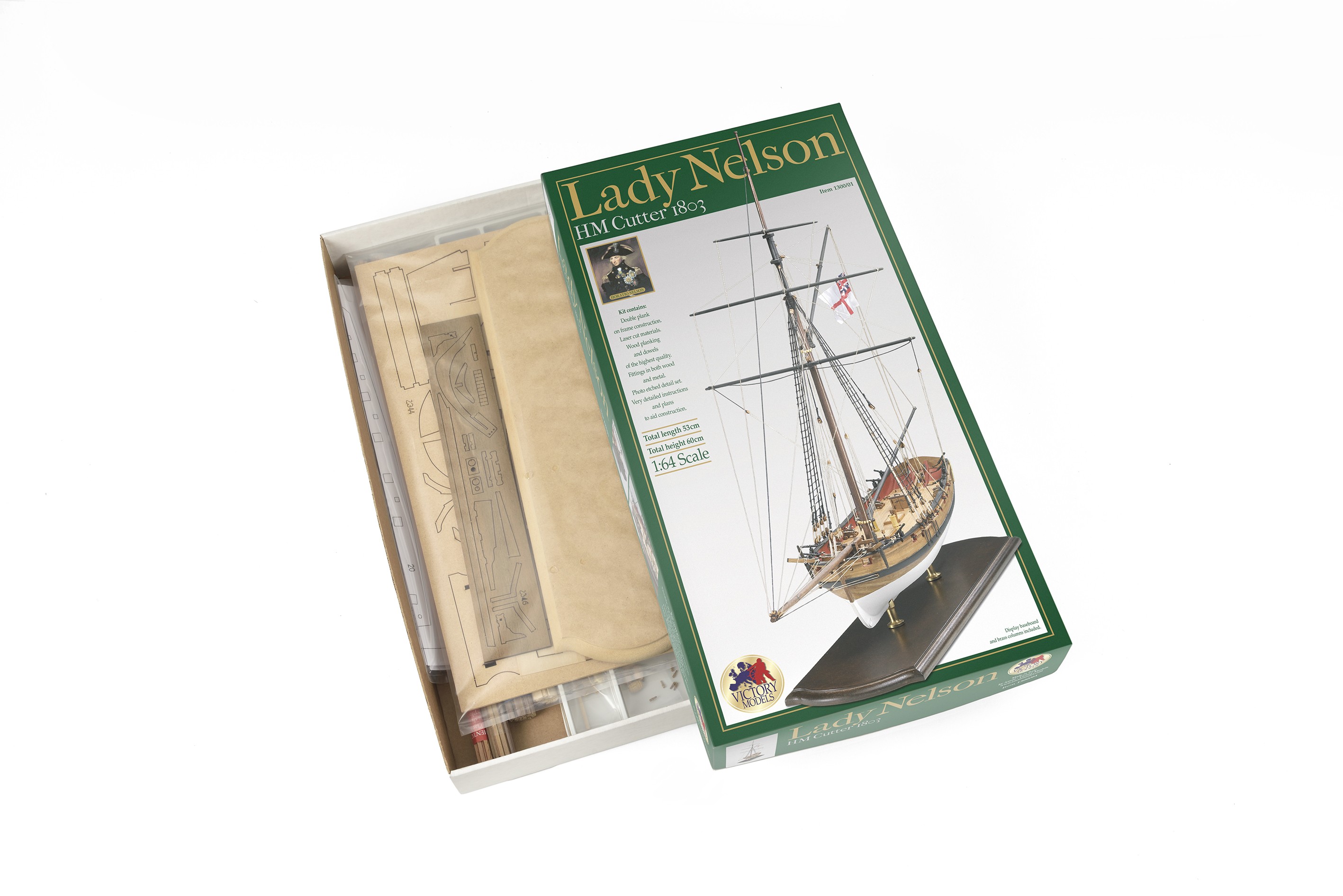 HMS Cutter Lady Nelson | Maquette en bois 1:64 - Amati Model