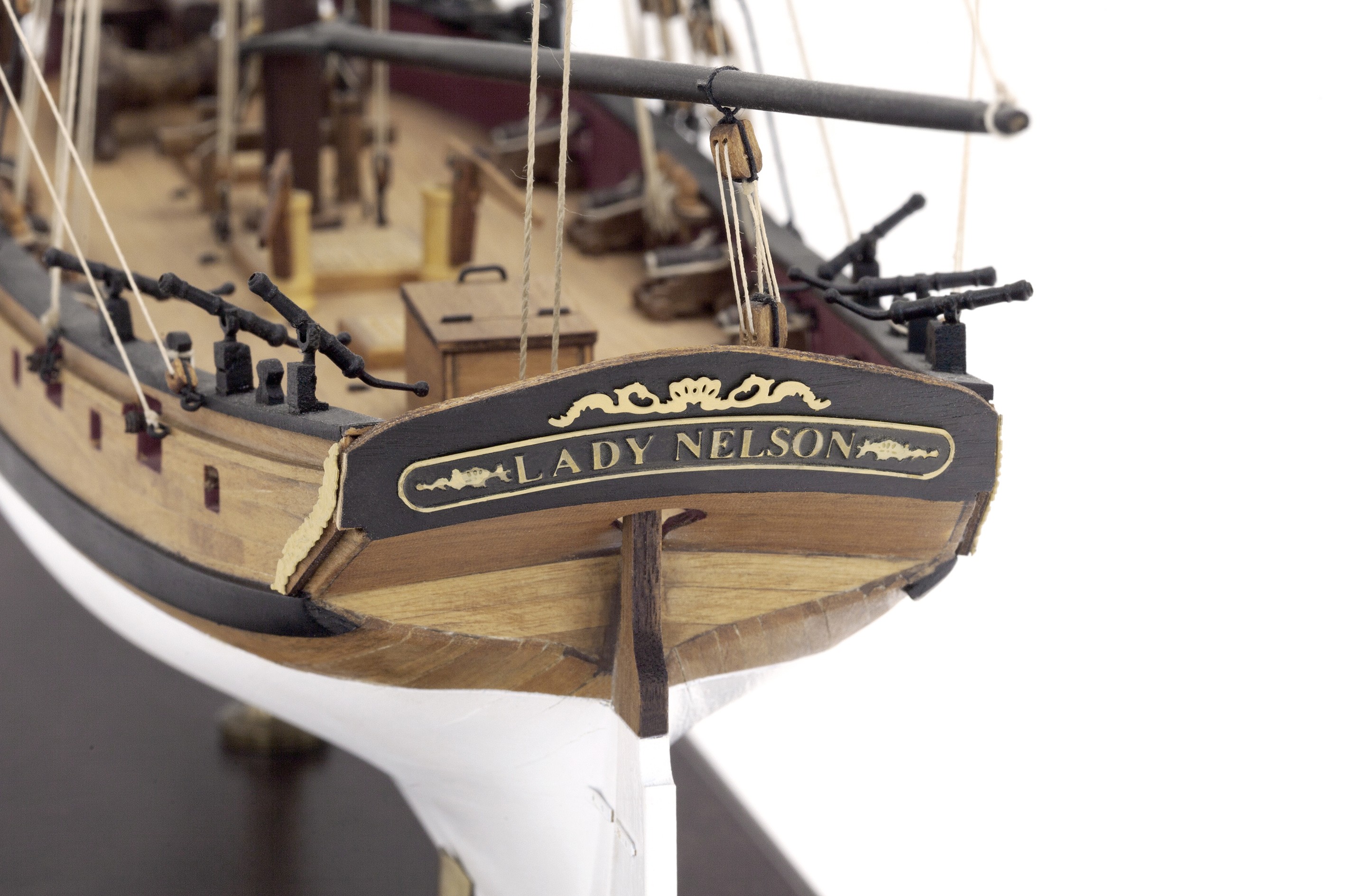 HMS Cutter Lady Nelson | 1:64 Wooden Model - Amati Model