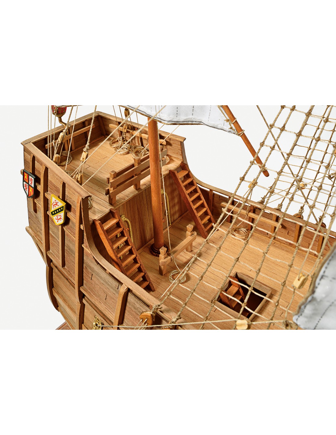 Santa Maria Caravel: Wooden Model Kit (1:65) - Amati Model