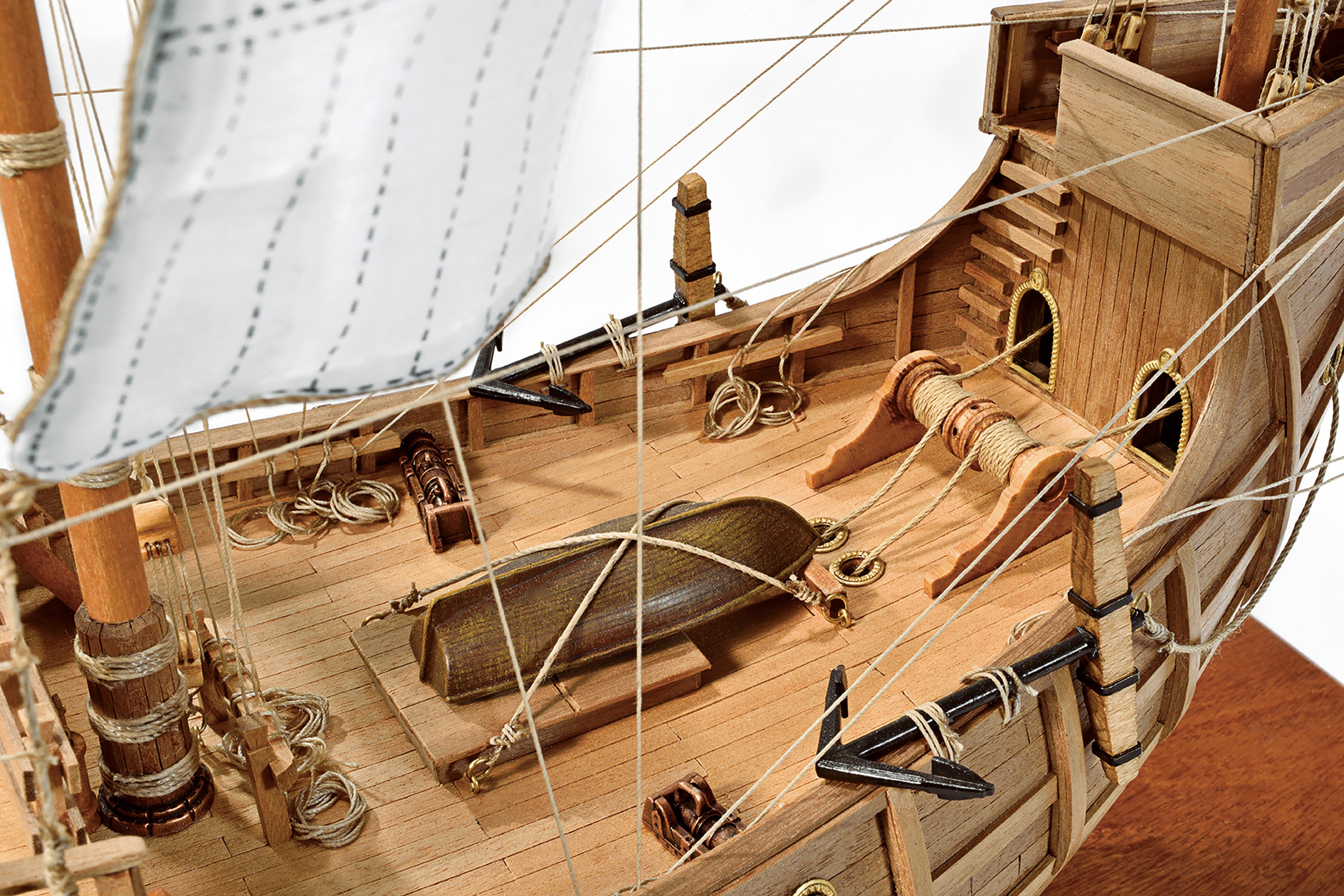 Santa Maria Caravel: Wooden Model Kit (1:65) - Amati Model