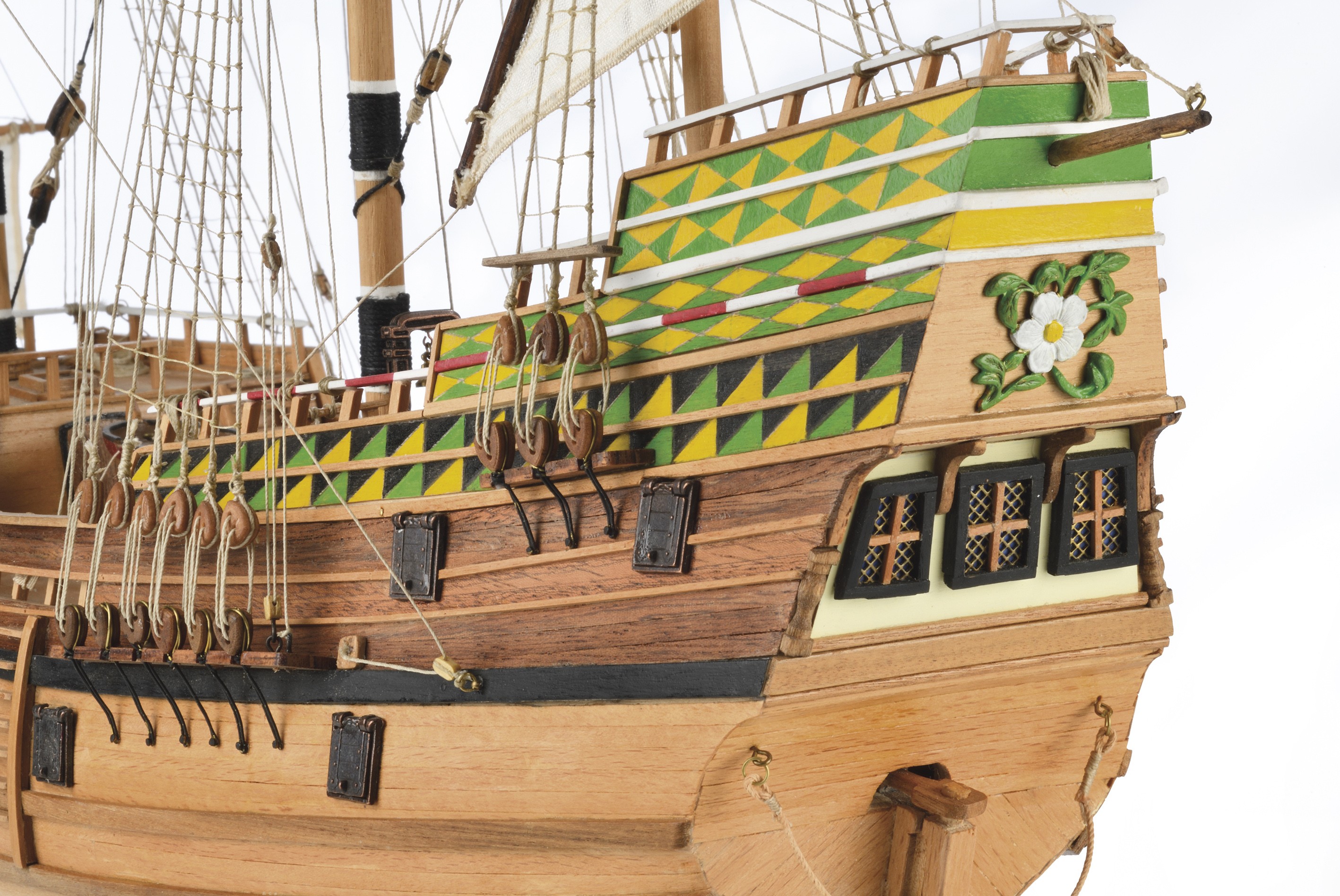 Mayflower ship assembly kit 1:60 wooden model - Amati Model