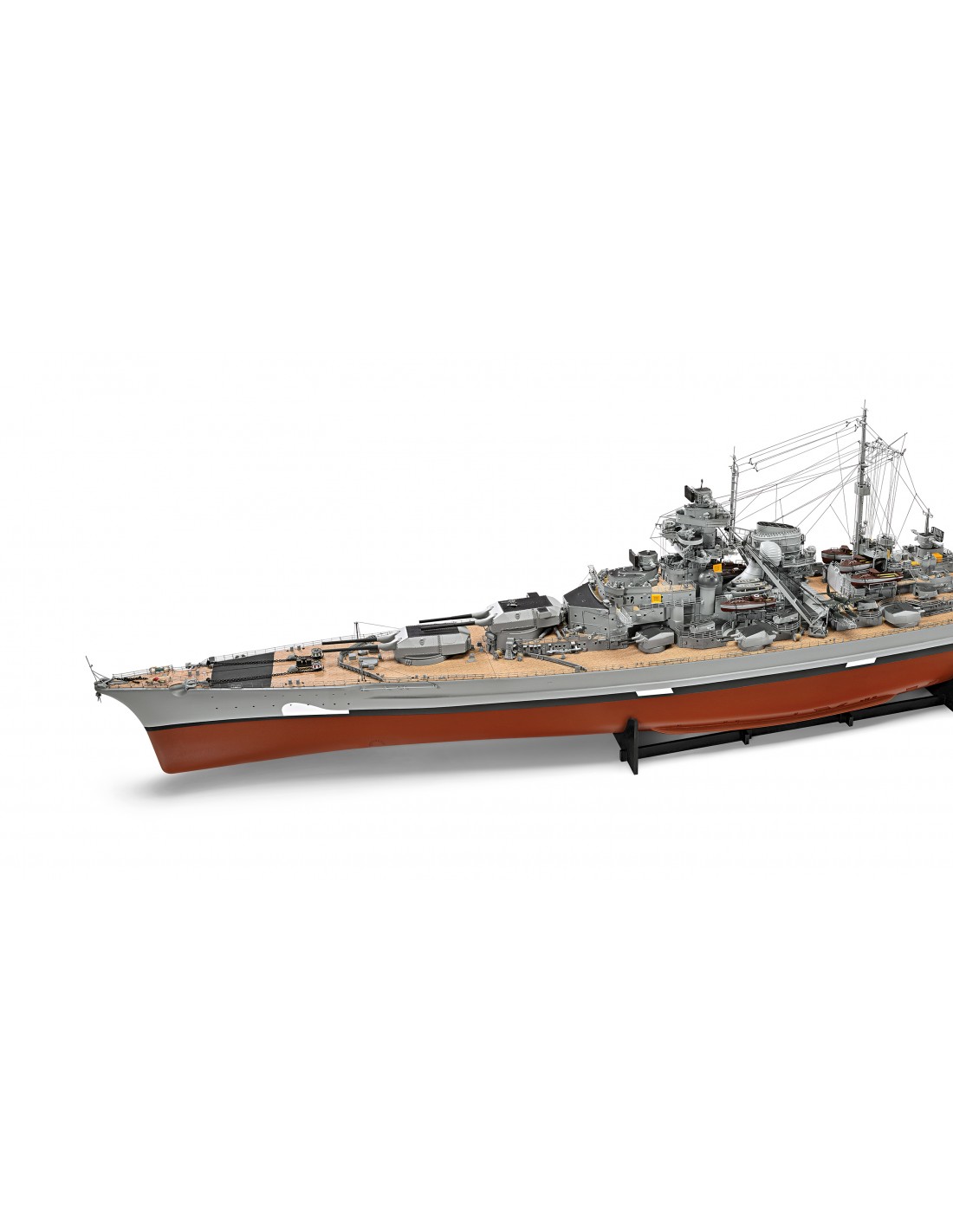 Bismarck Battleship Wooden Model Kit (1:200) - Amati Model
