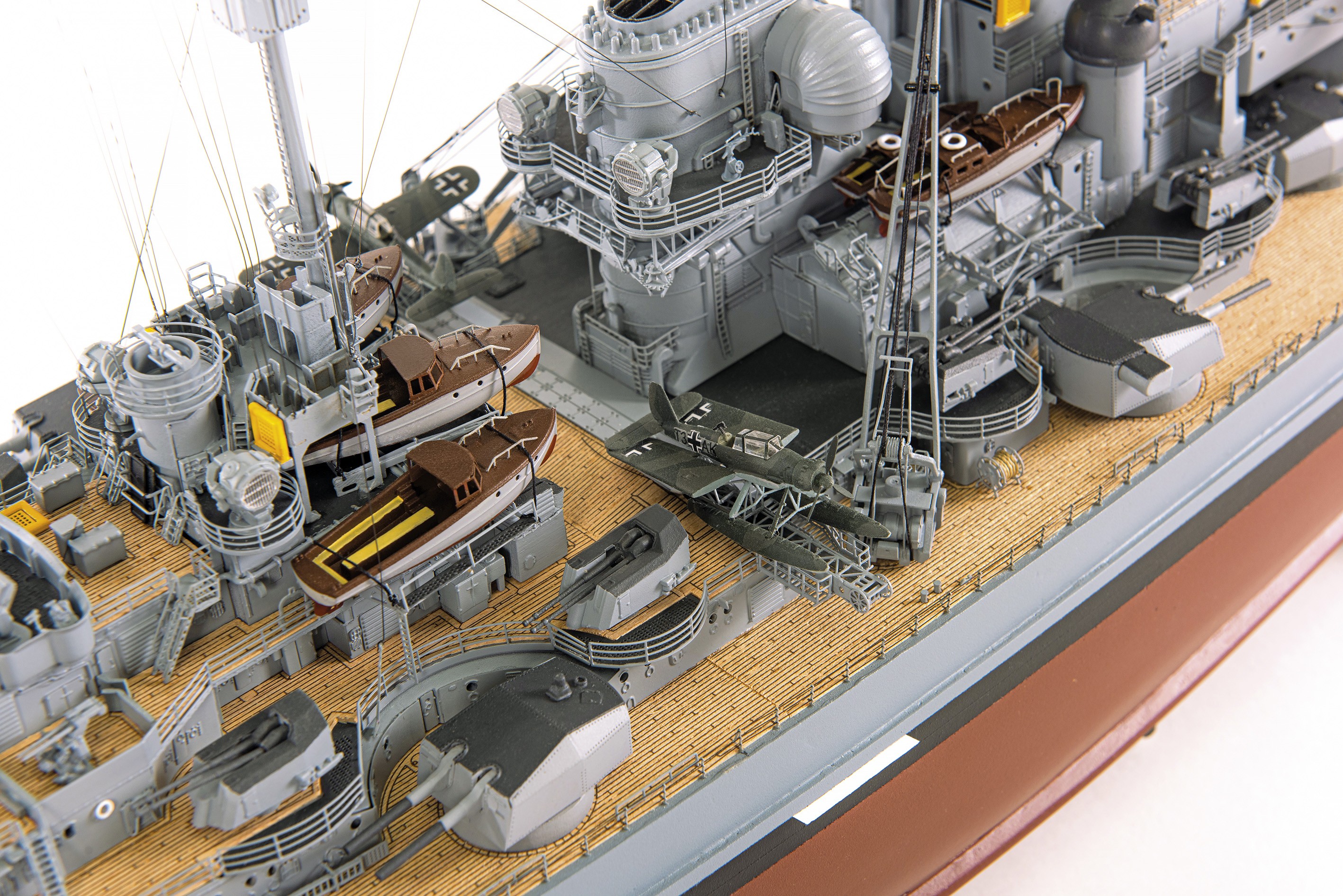 Bismarck Battleship Wooden Model Kit (1:200) - Amati Model