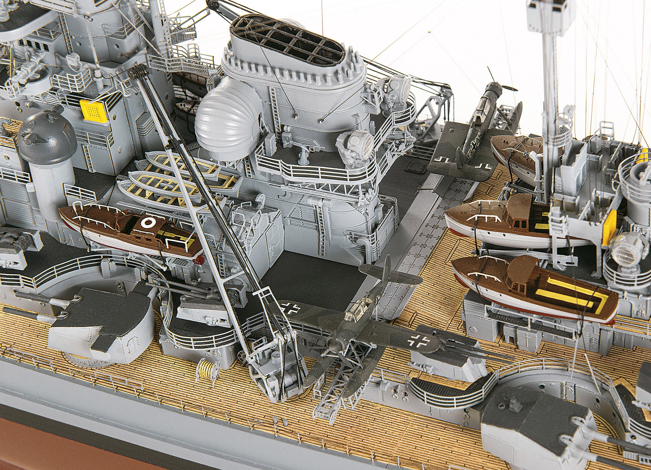 Bismarck Battleship Wooden Model Kit (1:200) - Amati Model