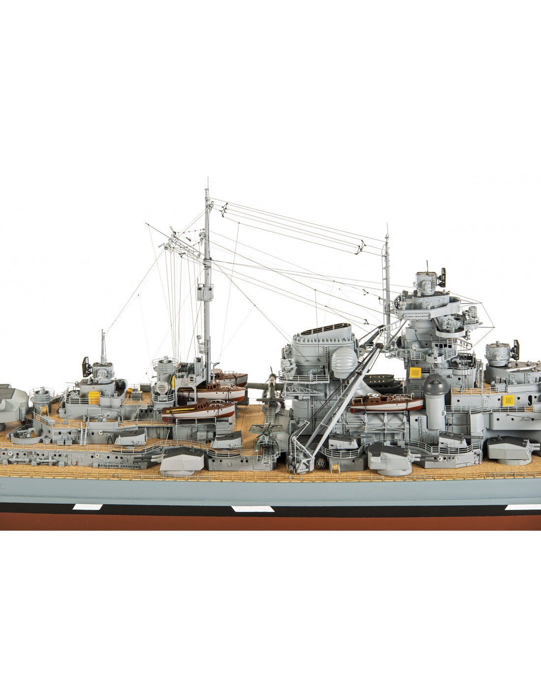 Bismarck Battleship Wooden Model Kit (1:200) - Amati Model