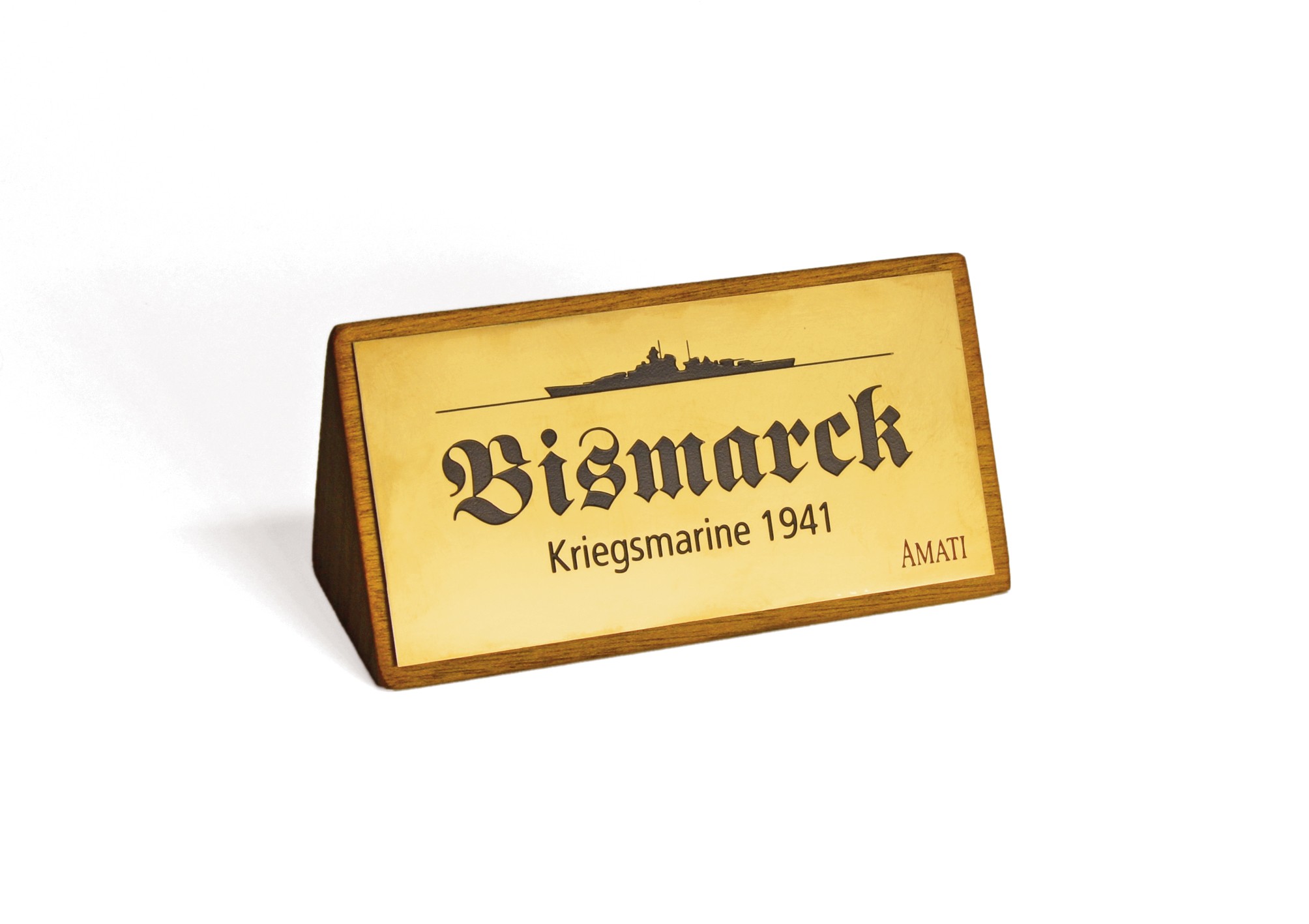 Bismarck Battleship Wooden Model Kit (1:200) - Amati Model