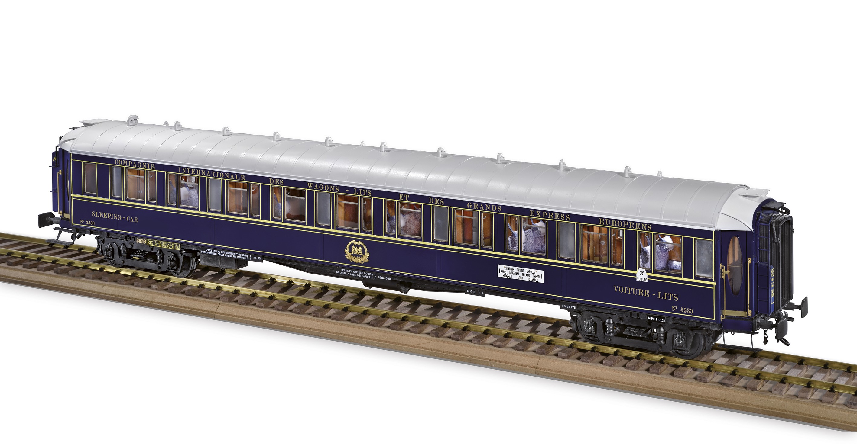 Vagón Orient Express Kit de coche cama (1:32) - Amati Model