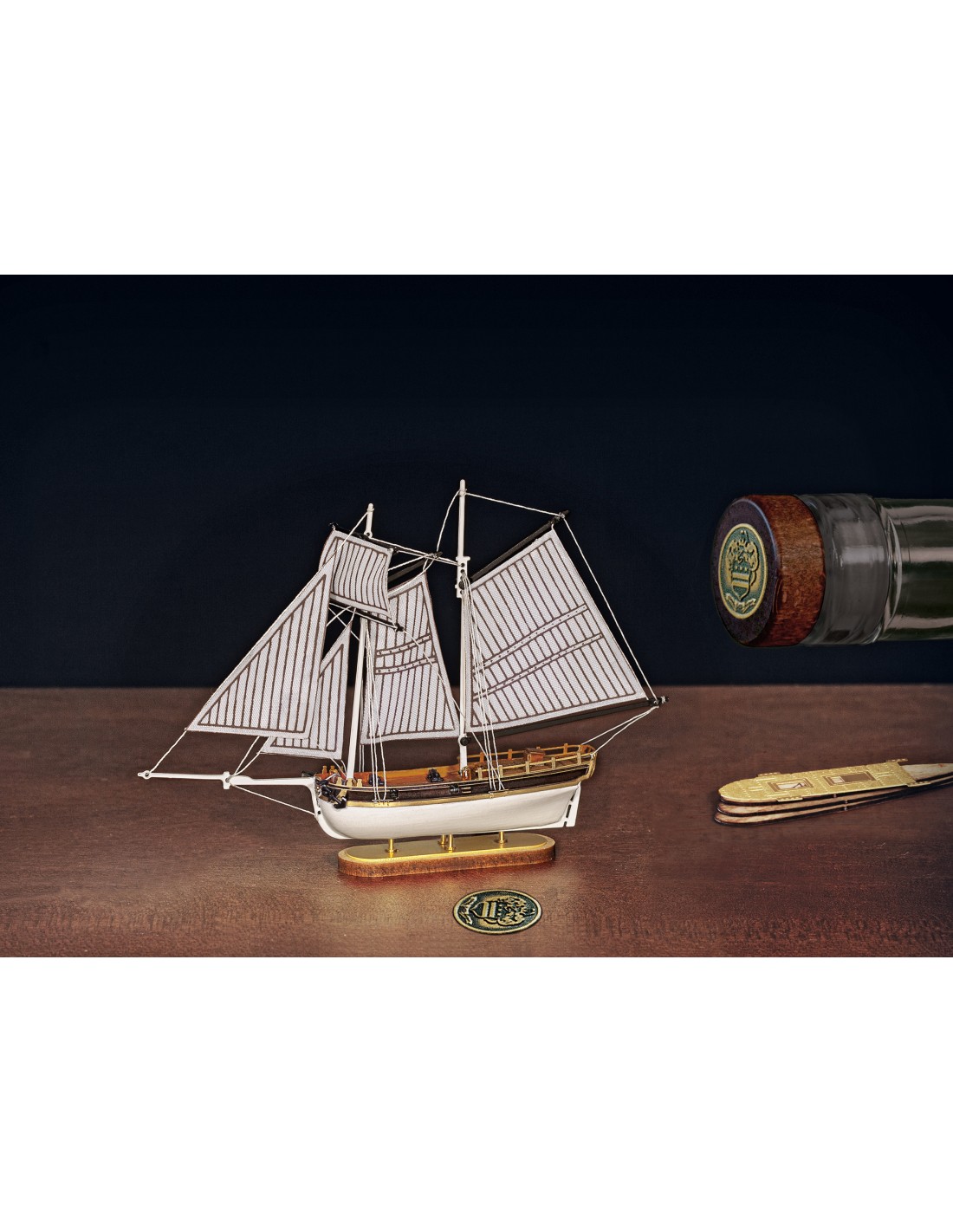 Modelo Amati - Barco en Botella Hannah Kit - Escala 1:300