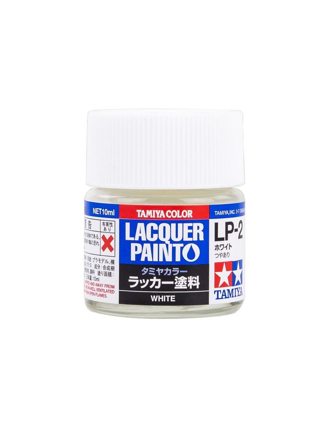 Lacquer Paint LP-02 White – High‑Resistance Finish for Modeling | Amati